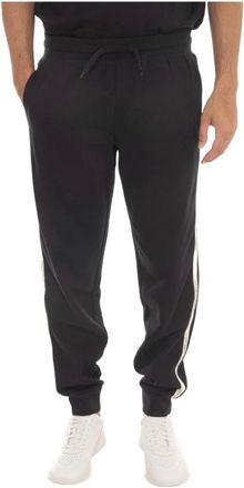 Emporio Armani Emporio Armani Ea7, Homme, Pantalons, Noir, Taille: XL Logo Band Pantalons de surv&ecirc;tement