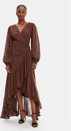 Guess Abendkleid 5GGK53 7317A Braun Regular Fit