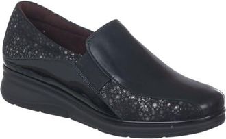 Pitillos 10702 Chaussures confort en cuir Combi pour femme, Noir, 39 EU