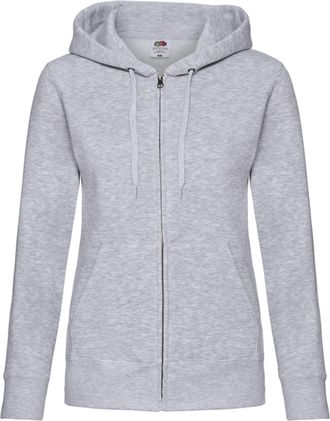 Fruit Of The Loom Fruit of the Loom - Premium Sweat Kapuzenpullover f&uuml;r Damen (Grau meliert)