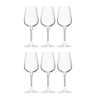 Butlers 6er Set Weingläser 480 ml - SANTÉ - Rotweinkelche Set aus Kristallglas | spülmaschinenfeste Gläser & Trinkgeschirr für Rotwein, Weißwein, Roséwein, Ap