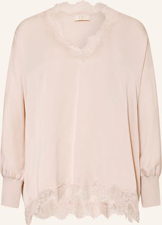 IVI Collection Ivi Collection Blusenshirt Mit Seide weiss