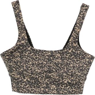 Varley cheetah-print sports bra - Nude