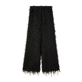 Patrizia Pepe Wide Hosen - - Trousers - Damen - Schwarzk - M