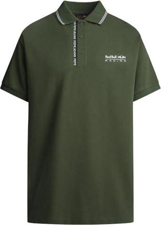Pepe Jeans London Red Bull Racing X Pepe Jeans RBR Tipped Logo Polo, Polo Homme, Green (Regent Green)