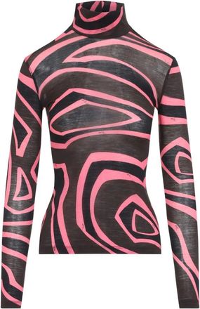 Pucci Langarmshirt - - Knitwear - Damen - Mehrfarbig - S