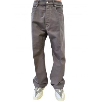 Rick Owens Homme, Pantalons, Gris, Taille: W30 Geth Jeans