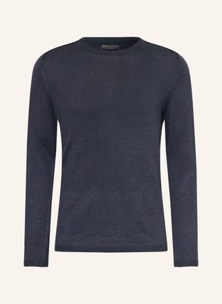 Marc O'Polo Marc Opolo Pullover Mit Leinen blau