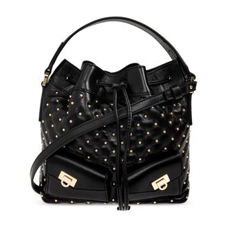 Ferragamo Drawstring Bag - - Bags - Damen - Schwarzk - ONE SIZE