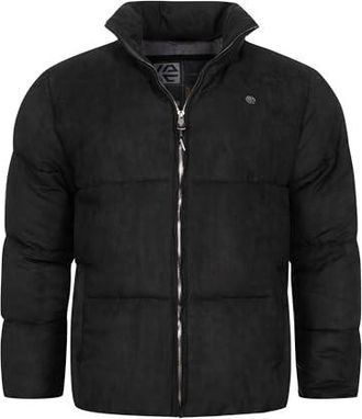 Indicode Hommes INGraville Jacket | Veste dhiver avec col montant Black S