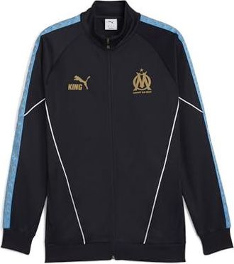 Puma Veste King Anthem Olympique de Marseille Homme XS, New Navy Luminous Blue