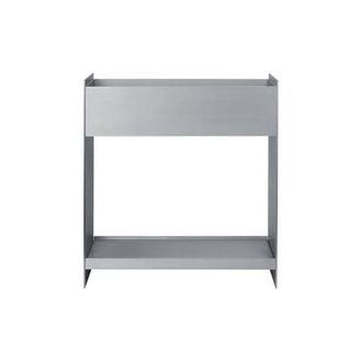 Ferm Living Jardinière sur pied Lager - Argent - Aluminium brossé