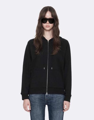 AllSaints Jemima sweat &agrave; capuche noir intense