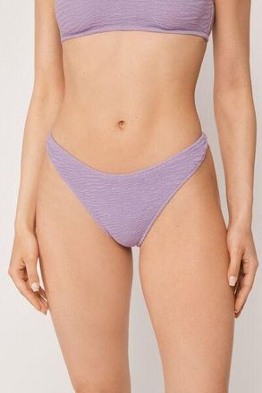 Calzedonia Brazilian-bikinihose Crinkle Waves Violett
