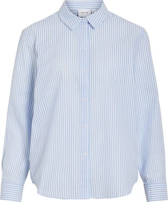 Vila Vicoralina Stripe L/S Shirt/Ln