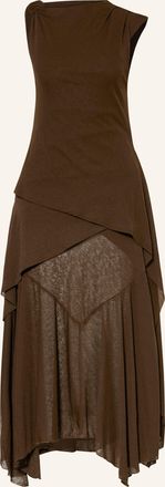 Ganni Kleid Marl braun