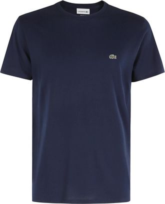 Lacoste Homme, Tops, Bleu, Taille: S T-Shirt en coton Pima