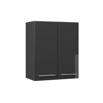 Vicco El&eacute;ment Haut de Cuisine Fame-Line, Anthracite Haute Brillance, 60cm