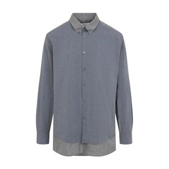 Maison Margiela Doppelhemd - - Shirts - Herren - Blau - XL
