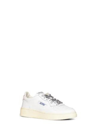Autry Womens Sneakers Medalist Low White Leather Calf Trainers