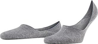 Falke Invisible Step Medium Cut M In coton unies 1 paire, Chaussettes invisibles Homme, Gris Light Grey Melange 3390, 43-44