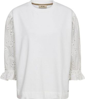 Mos Mosh MOS Mosh, Femme, Sweatshirts et sweats &agrave; capuche, Blanc, Taille: 38 FR SweaT-shirts