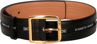Elisabetta Franchi Femme, Accessoires, Noir, Taille: S Ceinture avec brides &eacute;lastiques