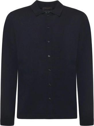 Zanone Homme, Chemises, Bleu, Taille: XL Chemise Bleue Camicia Modèle Élégant