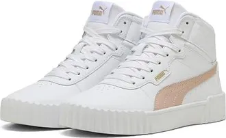 Puma Femme Carina 3.0 Mid Basket, Quartz Rose Blanc Or, 37.5 EU