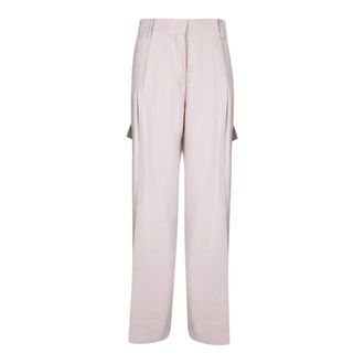 Blanca Vita Femme, Pantalons, Beige, Taille: 34 FR Pantalon Droit en Twill Pittosforo