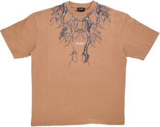Phobia Archive Kurz&auml;rmeliges T-Shirt mit Rundhalsausschnitt - - Tops - Herren - Braun - L