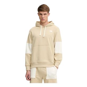 The North Face Sweat &agrave; capuche d&eacute;contract&eacute; en &eacute;ponge - Homme - Sport - Beige - Taille: XL