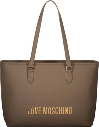 Love Moschino Femme, Sacs, Brun, Taille: ONE Size Tote Bag avec Longues Anses