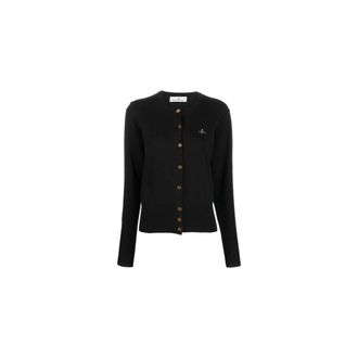 Vivienne Westwood Femme, Pulls, Noir, Taille: 36 FR Cardigans