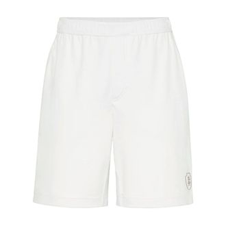 Brunello Cucinelli Herren, Shorts, Wei&szlig;, 5XLGr&ouml;&szlig;e
