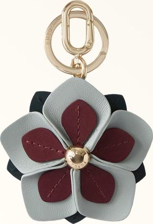 Furla Allegra Schl&uuml;sselanh&auml;nger Toni Nebbia Gray Blau Nappaleder + Sidney-kalbsleder Damen