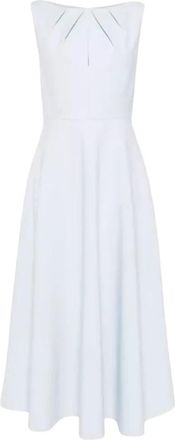 Roland Mouret Femme, Robes, Brun, Taille: 42 FR Robe Midi &agrave; Encolure Bateau
