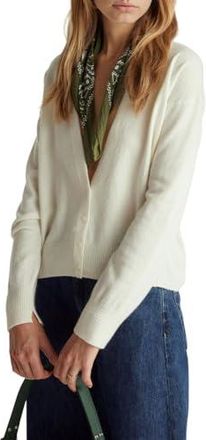 Benetton Cardigan M/L 102hd6052, Blanc, M Femme
