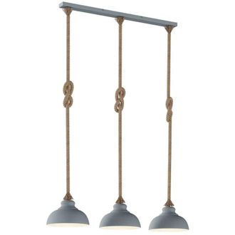 Lindby Suspension &agrave; intensit&eacute; variable Chaby en m&eacute;tal pour salon & salle &agrave; manger