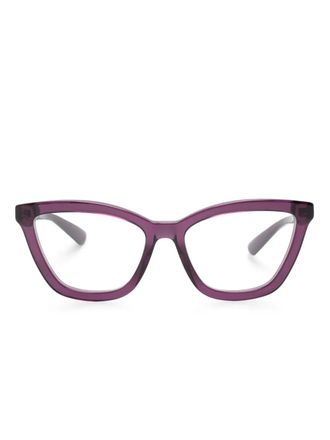 Gucci lunettes de vue &agrave; monture papillon - Violet