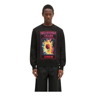 Thisisneverthat Basketball Hoop Strickpullover - - Sweatshirts & Hoodies - Herren - Schwarzk - M