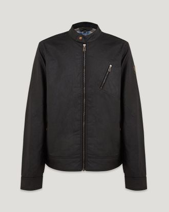 Belstaff Veste Sideline Pour Homme Coton Cir&eacute; Noir 2xl