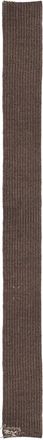 Maison Margiela Virgin Wool and Cotton Blend Scarf - Brown