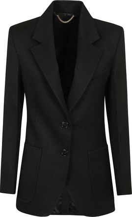 Victoria Beckham Femme, Vestes, Noir, Taille: 38 FR Veste Noire &agrave; Poches Plaqu&eacute;es