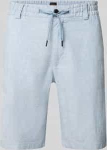 Boss Orange by Hugo Boss Tapered Chinoshorts aus Leinen-Mix Modell DS_3S