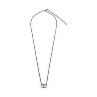 Valentino Garavani VLogo Signature Halskette - - Accessories - Herren - Grau - ONE SIZE