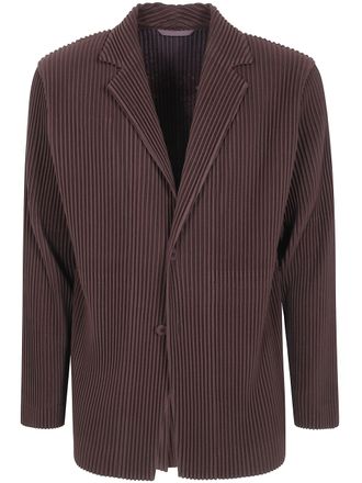 Homme Pliss&eacute; Issey Miyake Jacket Pleated Tailored Pleats 1