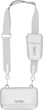 Disclaimer Femme, Sacs, Gris, Taille: ONE Size Porte-t&eacute;l&eacute;phone en &eacute;co-cuir avec Logo