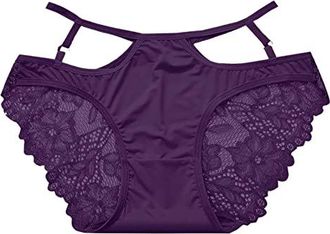 Generic Culotte sans Couture Femme Culotte Femme sans Couture Culotte Femme De Classique String Dentelle Coquine G-String Seamless Look Audacieux sous Robe Mo