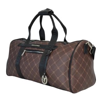 Carlo Colucci Weekender mit Logo-Print - - Bags - unisex - Braun - ONE SIZE